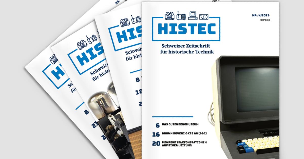 Histec 4/2023 est arrivé | Enter Technikwelt Solothurn